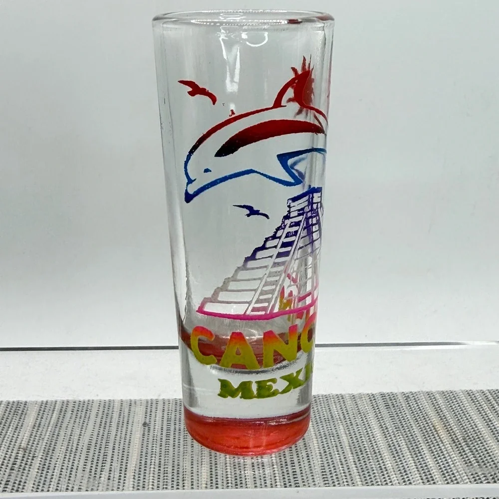Unbranded | Dining | Cancun Mexico Souvenir Shot Glass Tall Shooter ...